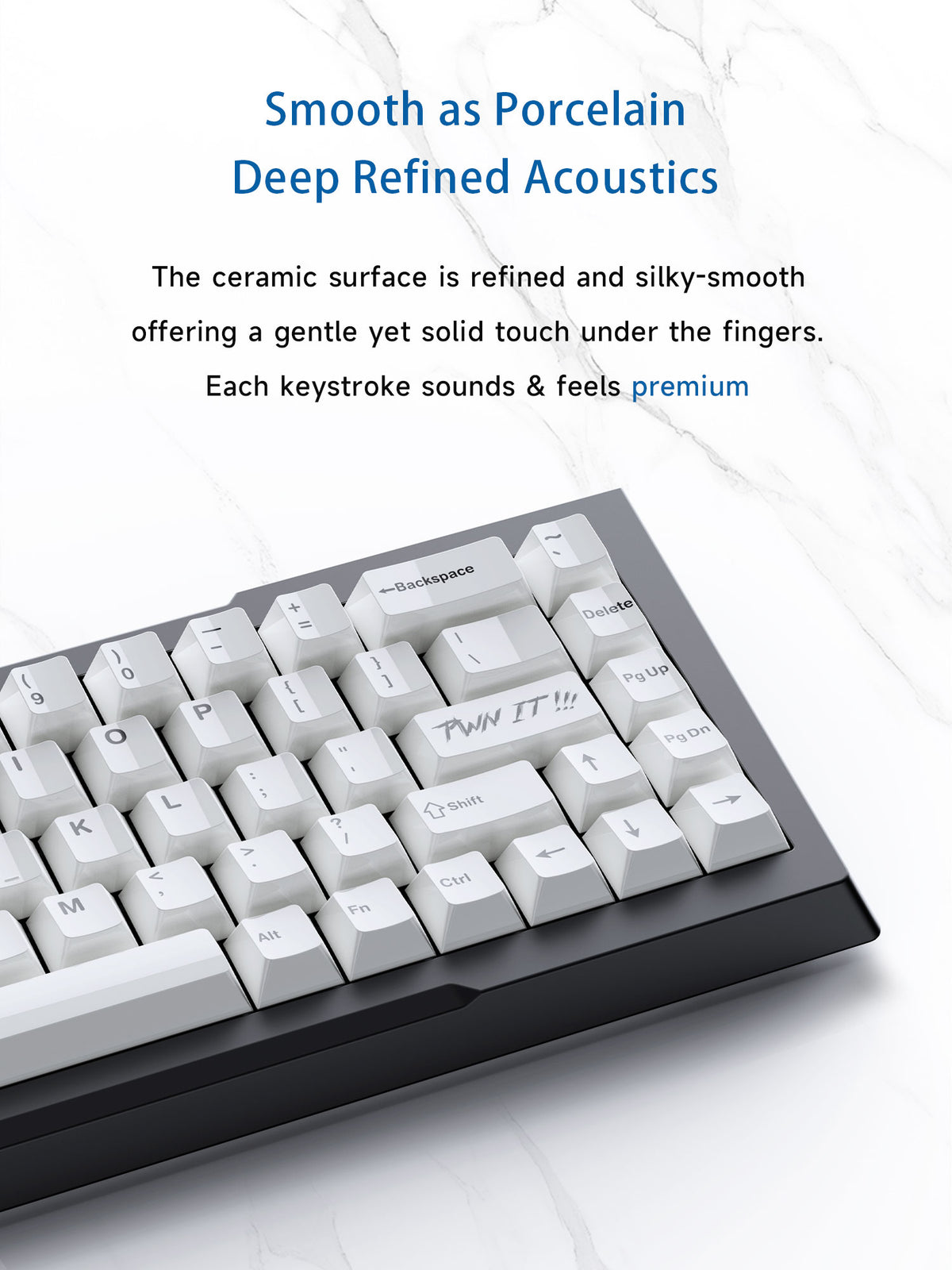 Pwnage Ceramic Keycaps