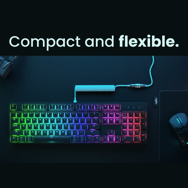 Aviator Coiled USB C Cable | Pwnage