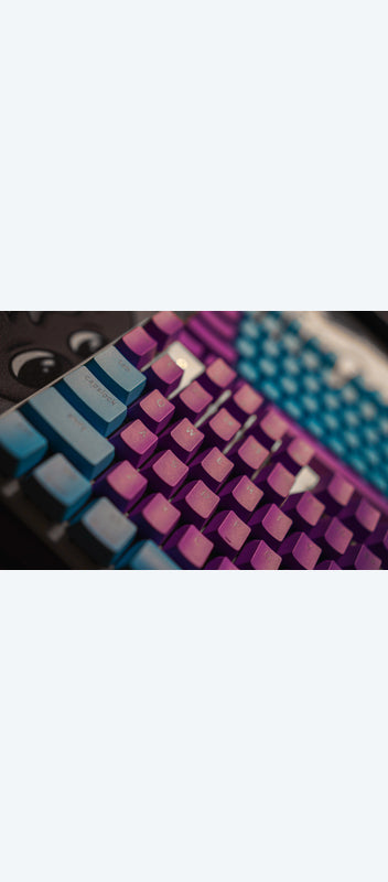 Ultra Custom Full Keycap Set - Double Shot PBT Shine Through | Pwnage