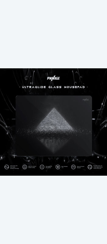 Pwnage Ultra Glide Pyramid Glasspad