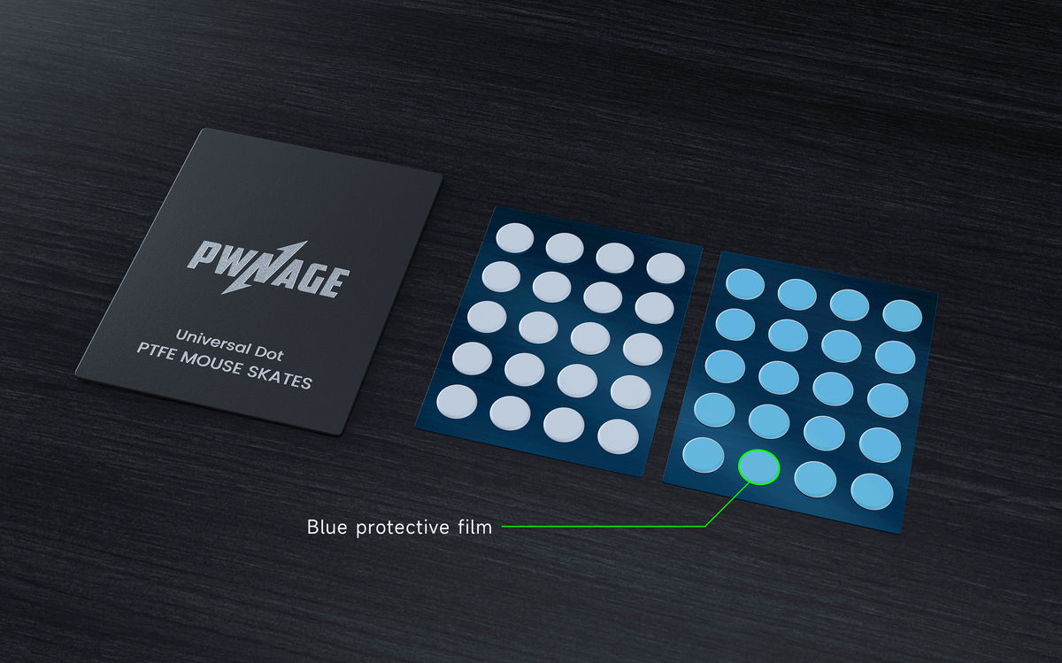 SmoothGlide Universal dot PTFE Skates 40 pieces DIY | Pwnage