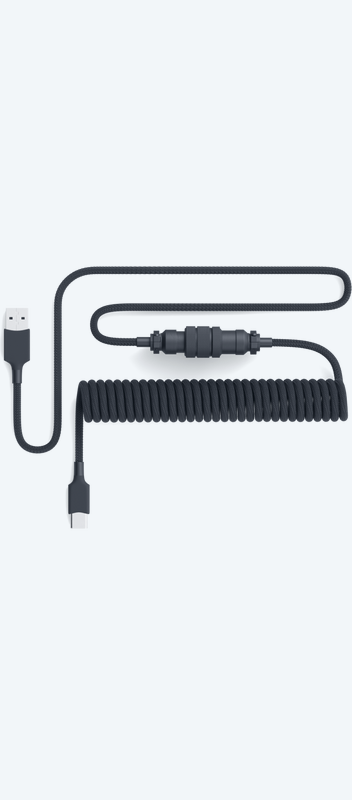 Aviator Coiled USB C Cable | Pwnage