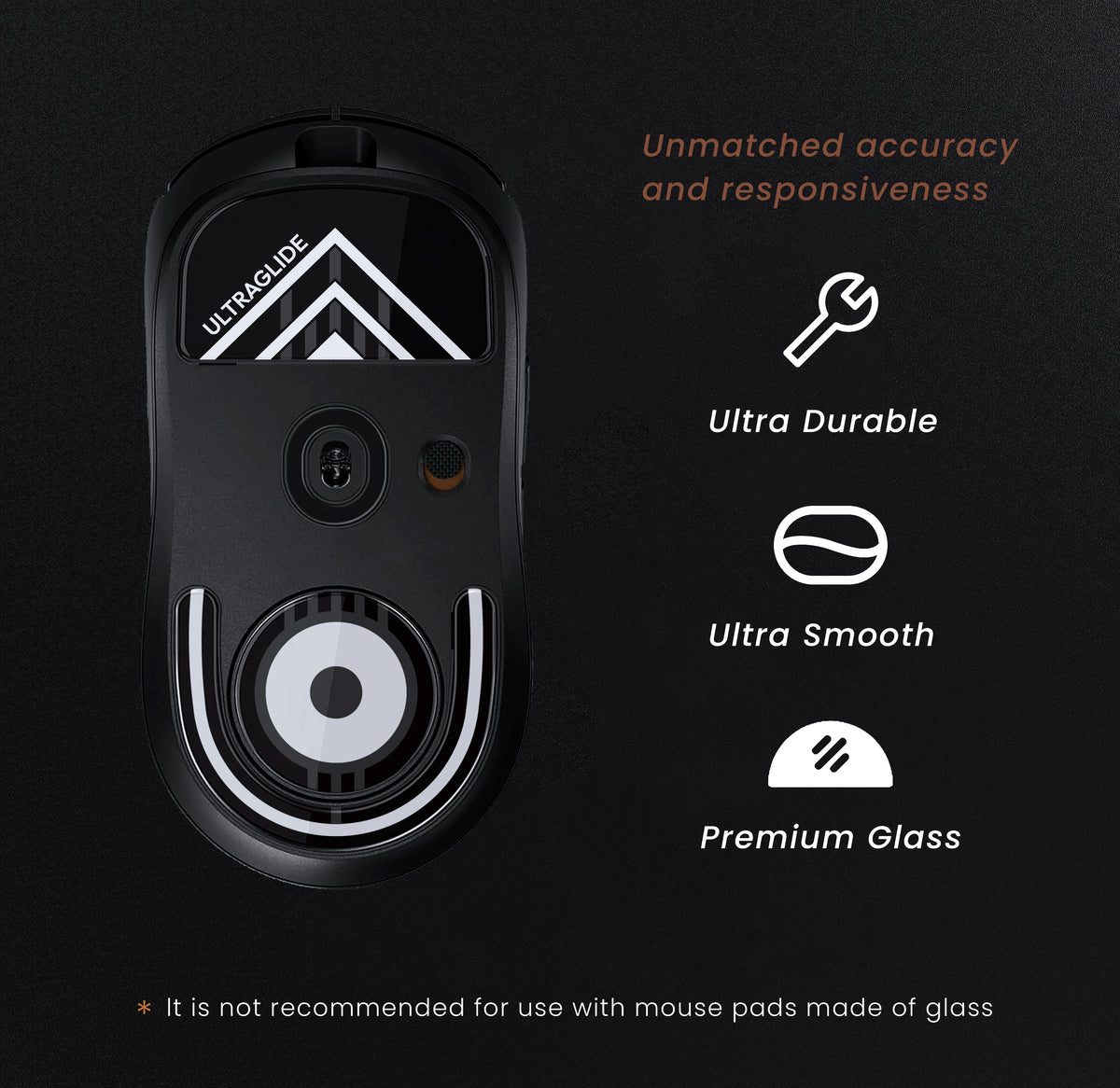 Ultraglide Glass Skates for Logitech G Pro X 2 Superlight 2 GPX2 | Pwnage