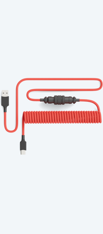 Aviator Coiled USB C Cable | Pwnage